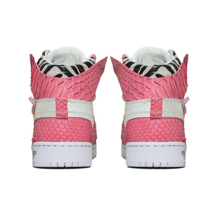 Jordan 1 Pink Python – WorkOnCustom